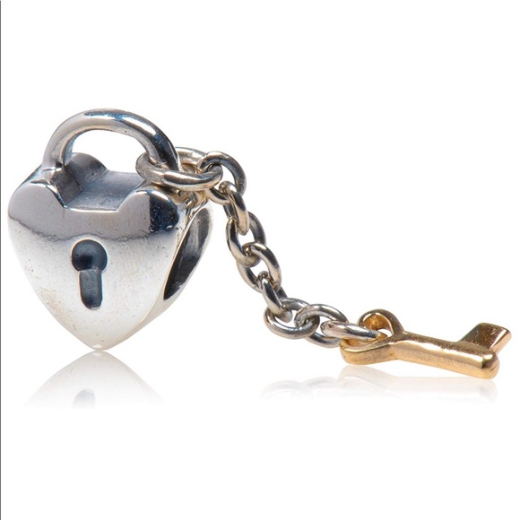 Jewelry | Pandora Key To My Heart Charmtwo Tone | Poshmark